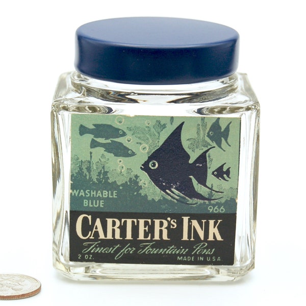 Vintage Ink Bottle - Etsy