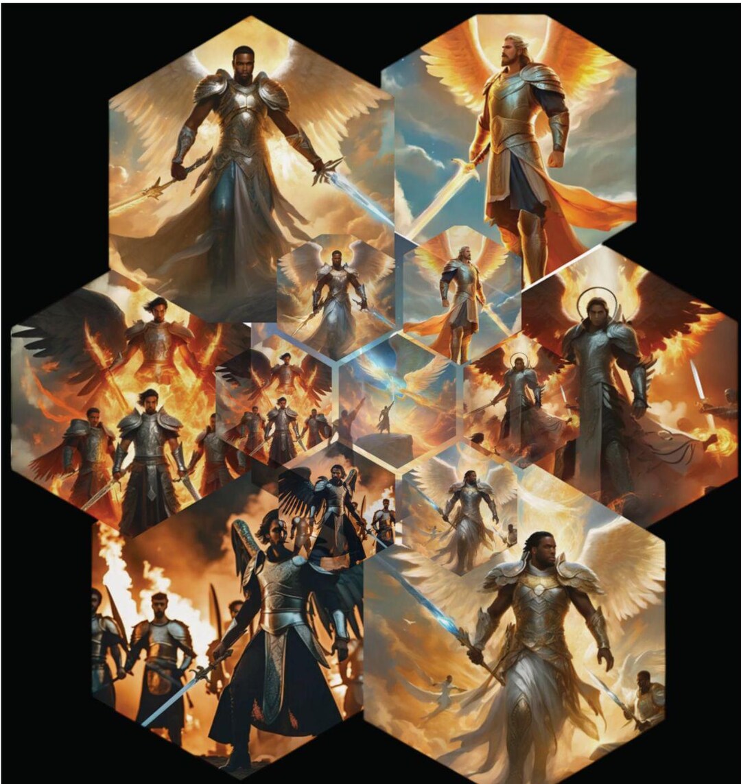 Angel Collage - Satin Posters (300gsm) - Etsy