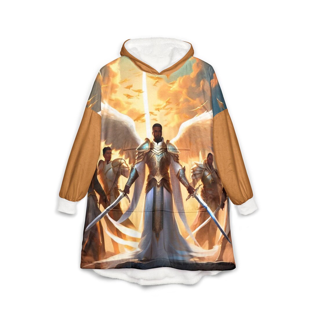 Angels 2 Heavenly Soft Fleece Wrap Hooded Blanket - Etsy