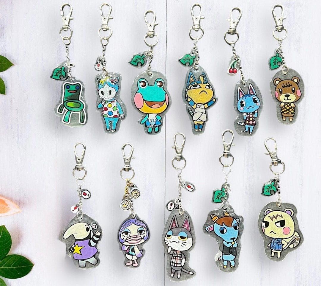 Animal Crossing Villager Keychains - Etsy