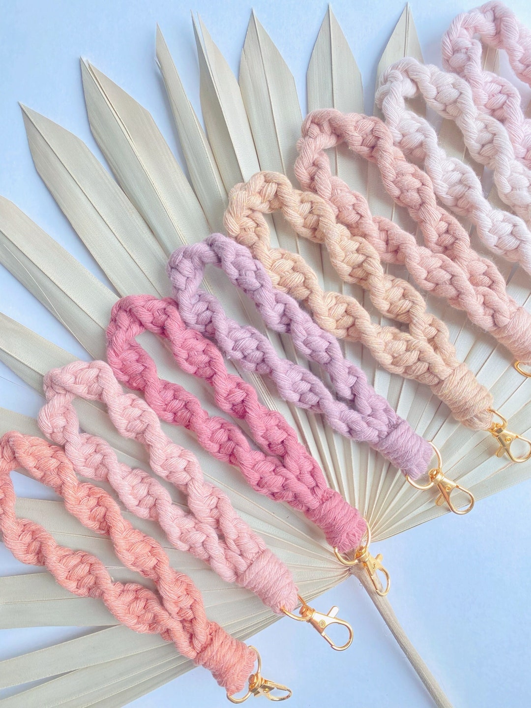 Macrame Wristlet//macrame Keychain//macrame Car Keychain//boho Wristlet//bohemian Keychain//car ...