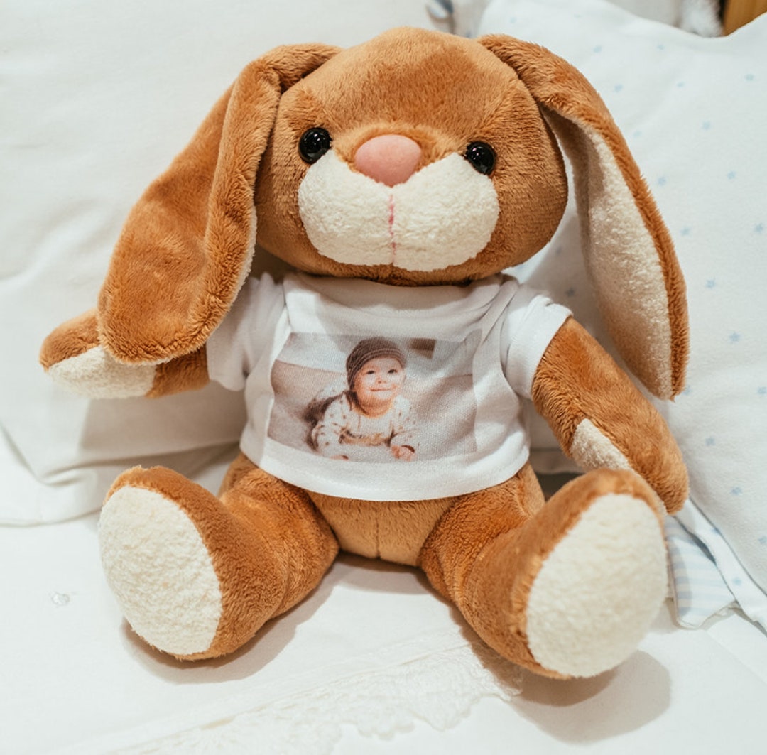 Personalized Plush Bunny Stuffed Animal, Personalized Bunny Rabbit ...