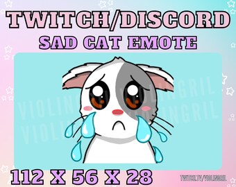 Sad Cat Emotes - Etsy