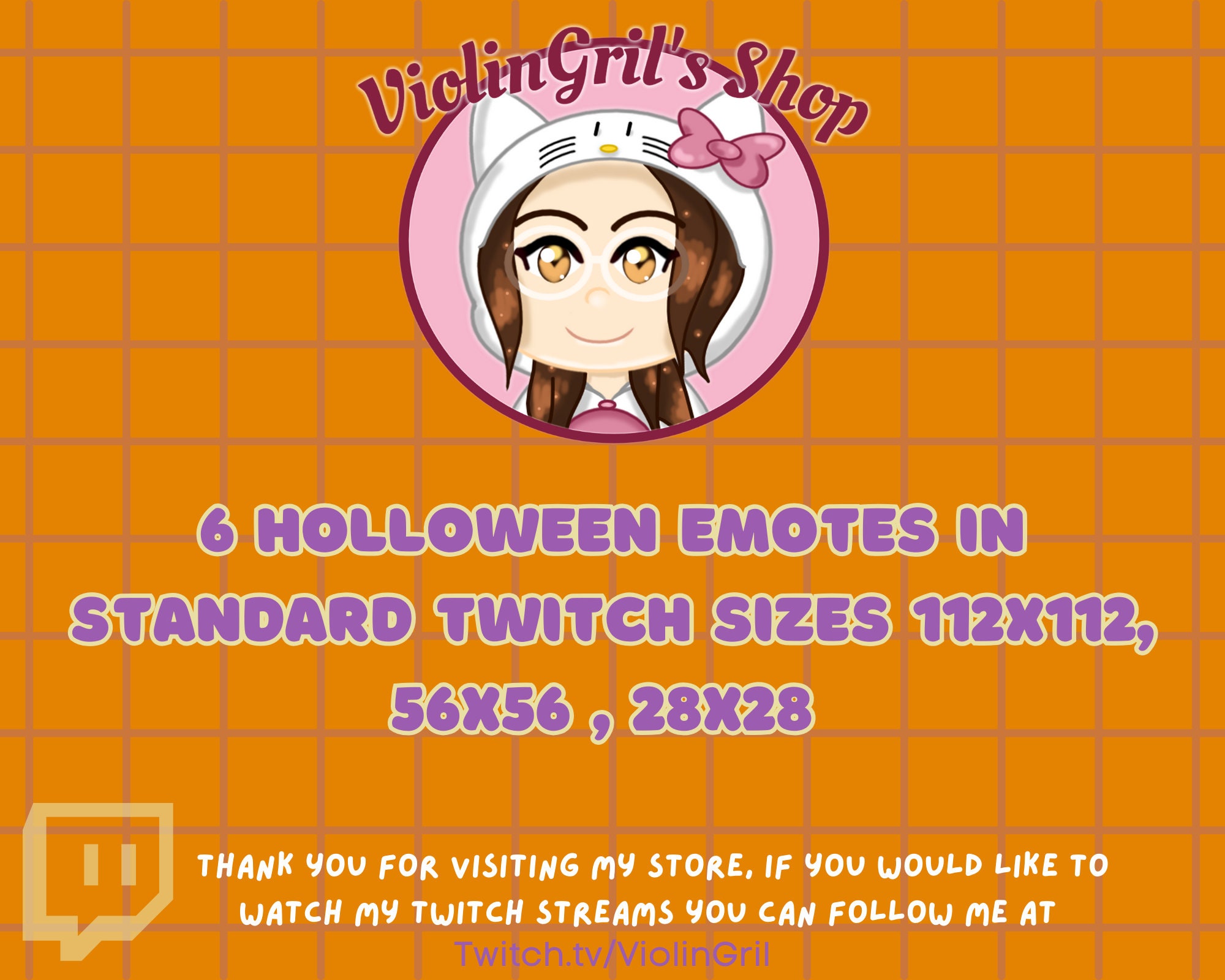 Halloween Emotes Set of 6 Halloween Spooky Scary Pumpkin - Etsy