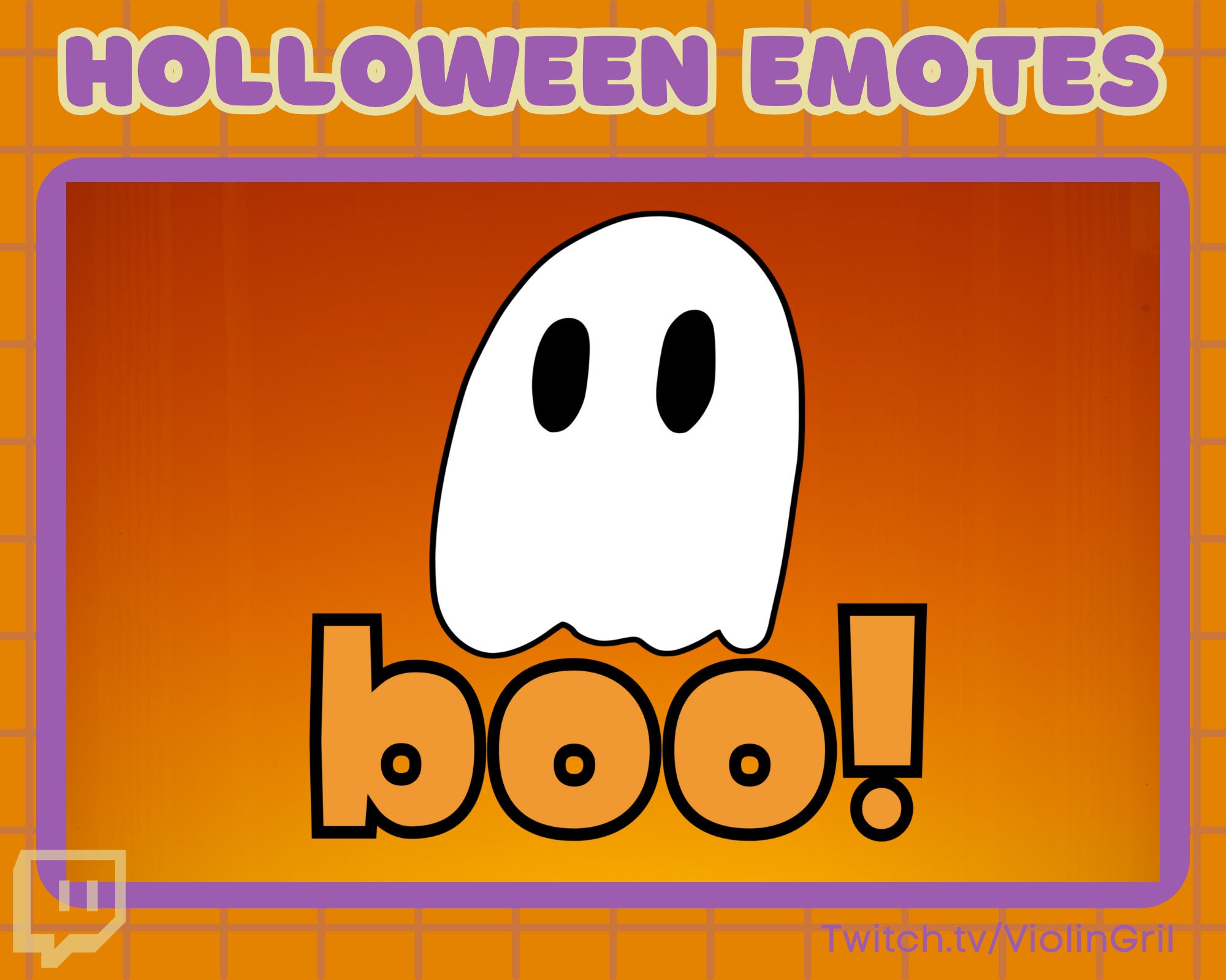 Halloween Emotes Set of 6 Halloween Spooky Scary Pumpkin - Etsy