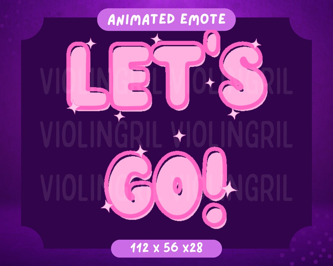 Animated Emote | Let's Go Animated Emote | Let's Go Sparkle Emote for ...