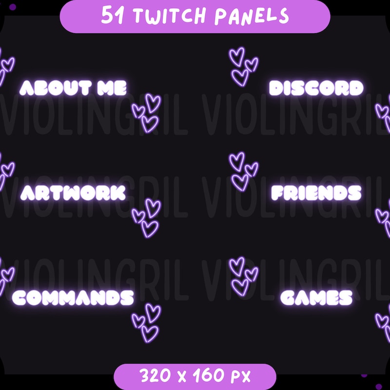 Purple Discord Banners - Etsy