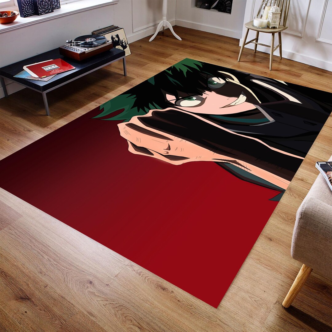 Anime Rug, Anime Floor Mats for Bedroom, Unique Anime Character Rug ...