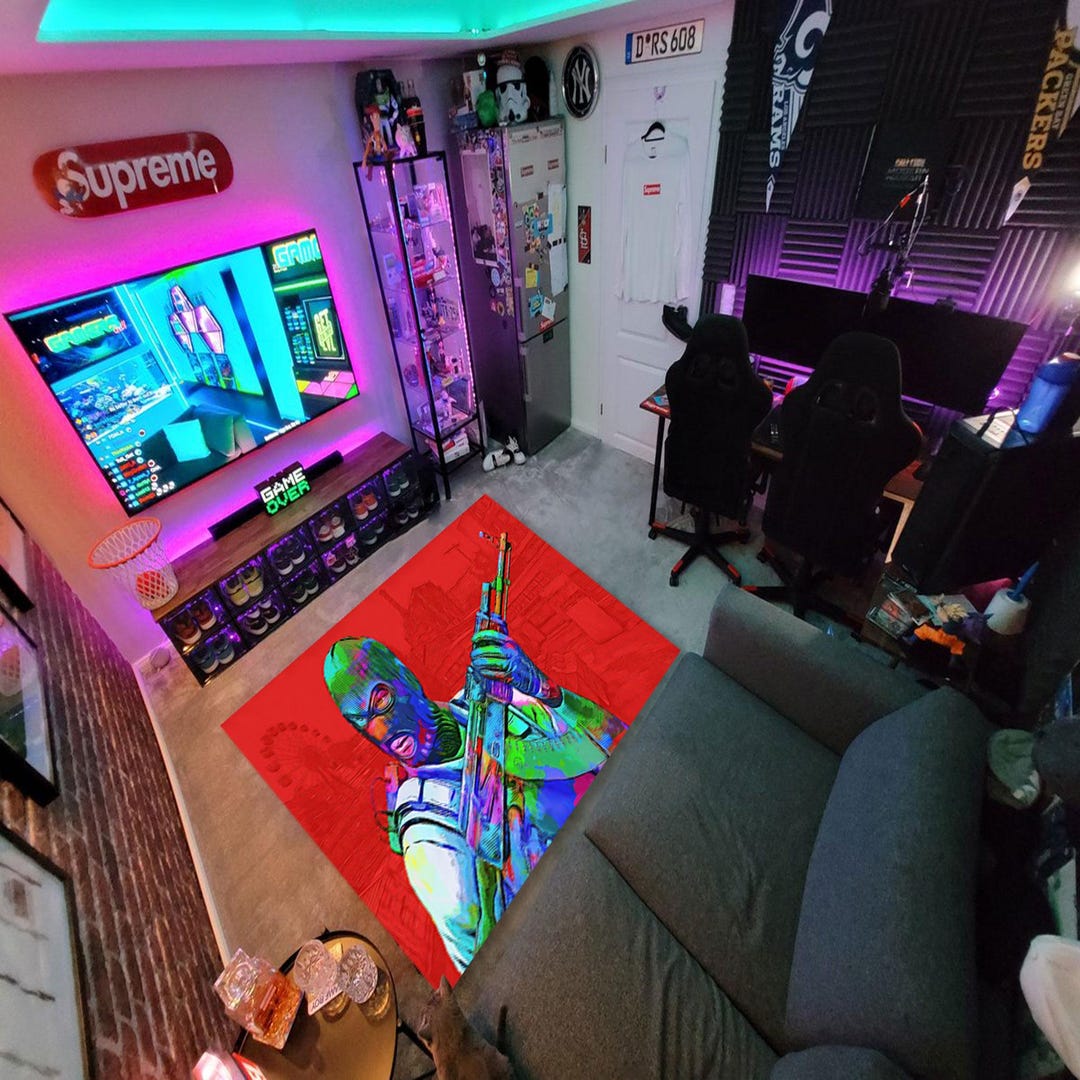 Cs Go 2 Rug, CS Rug, Gaming Rug, Gamer Rug, Gamer Gift, Custom Gamer ...