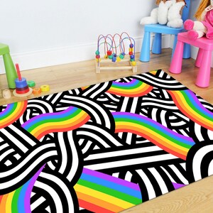 LGBTQ+ Rug, Pride Rug, Gift for LGBTQ+, LGBT Decor, Gift for Lbgt ...
