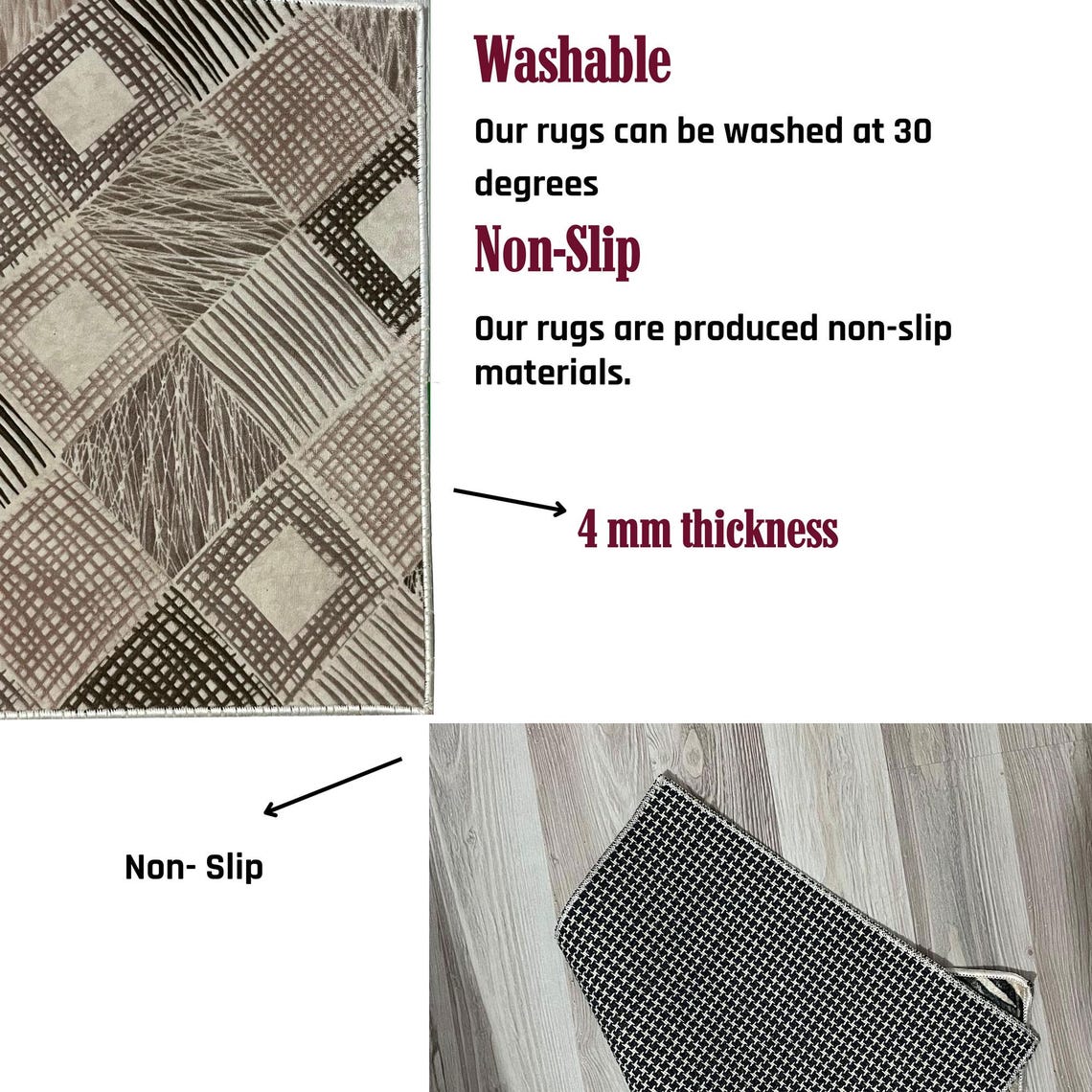 Horror Movies Rug, Vintage 90s Horror Movies Rug, Movie Rug, Series Rug ...