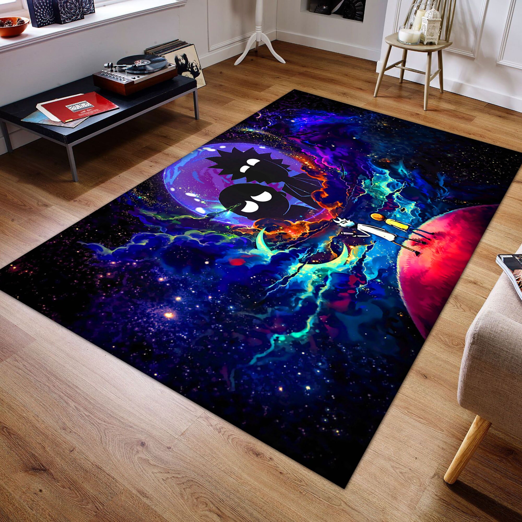 Rick and Morty Rug Cartoon Themed Rick Morty Area Rug - Etsy