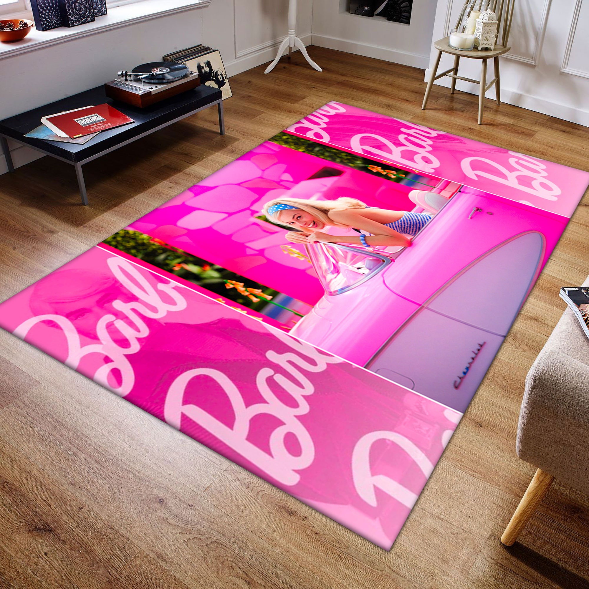 Barbie 2023 Barbie the Movie New Barbie Movie Barbie Rug - Etsy Norway