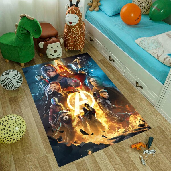 Avengers Rug - Etsy