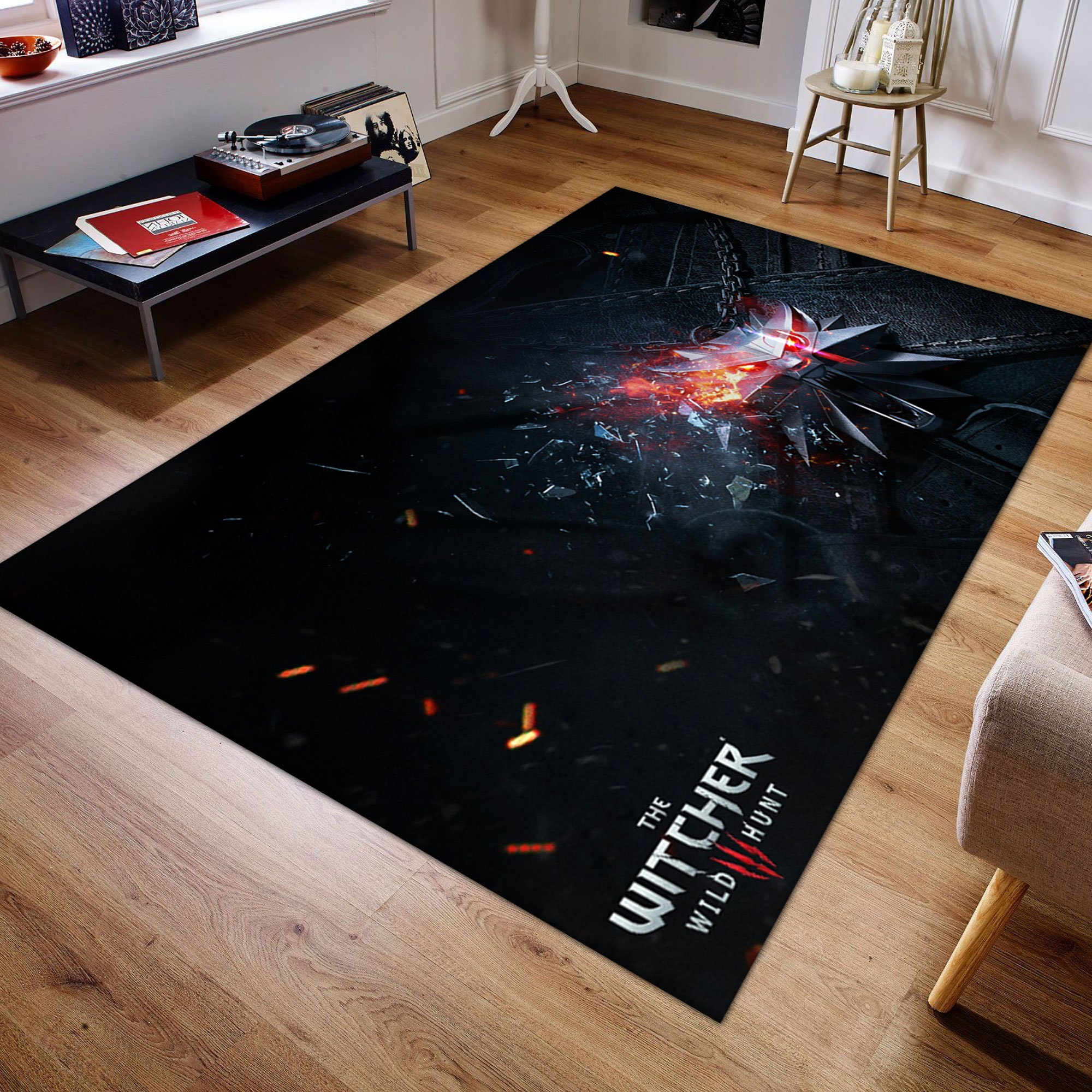 The Witcher 3 Rug, Wild Hunt, Withcer 3 Decor, the Witcher Home Decor ...