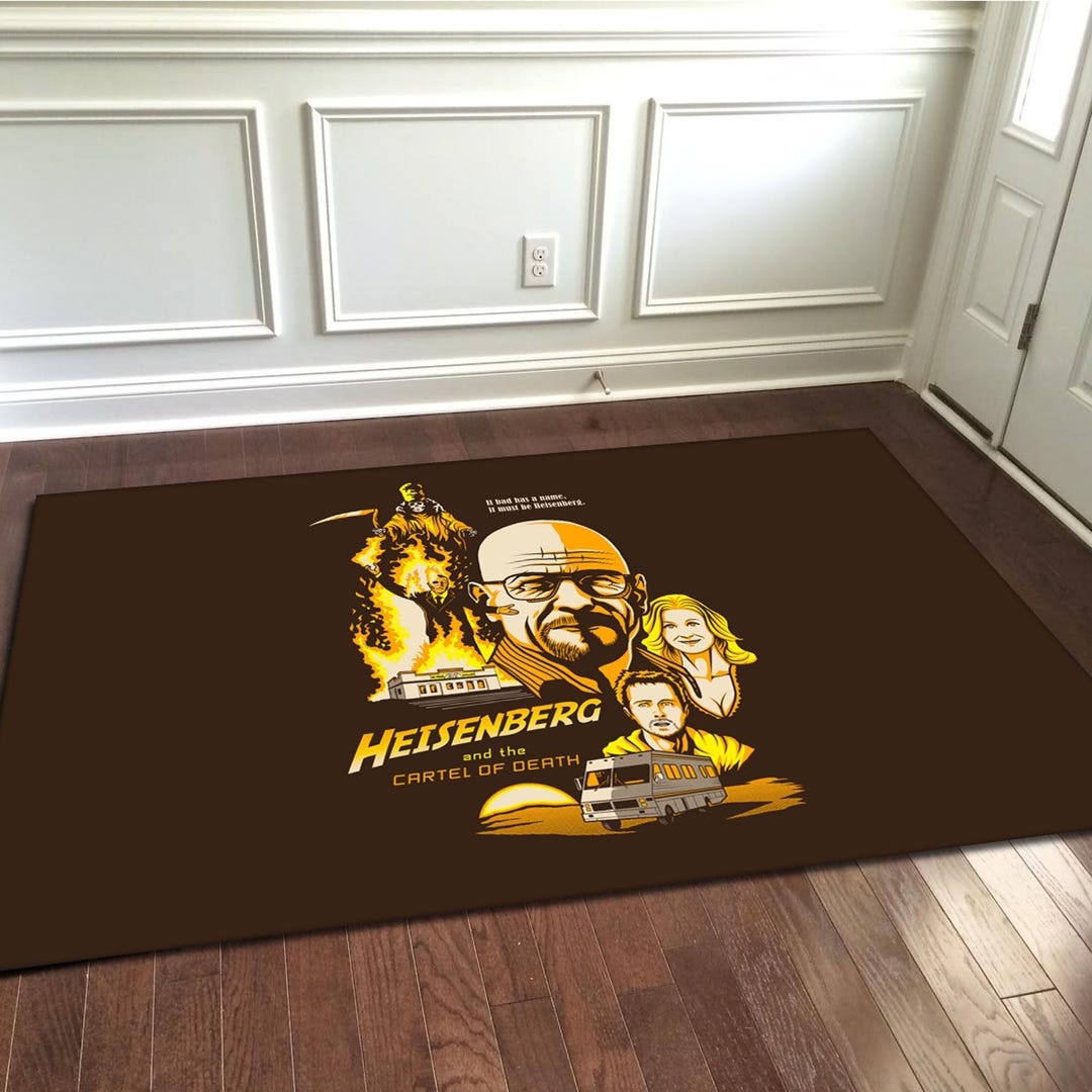 Breaking Bad Rug, Heisenberg Fan Gift Rug, Walter White Fan Gift Rug ...