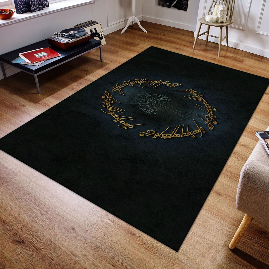 LOTR Rug, the Lord of the Rings Fan Gift Rug, Movie Rug, Series Rug ...