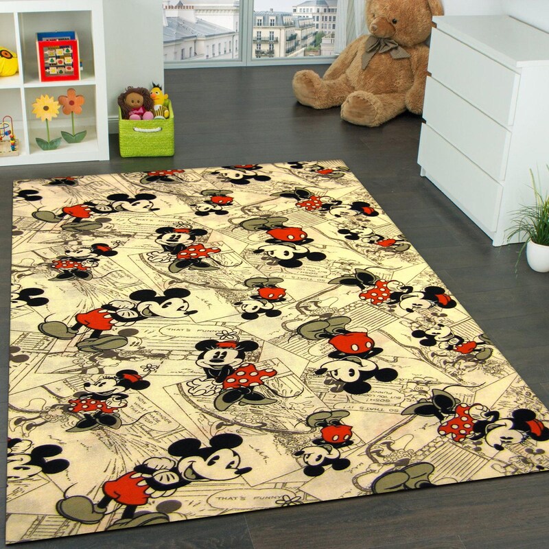 Mickey Mouse Rug - Etsy