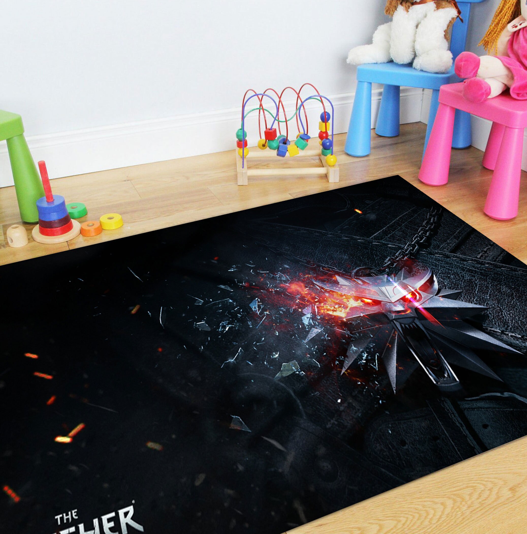 The Witcher 3 Rug, Wild Hunt, Withcer 3 Decor, the Witcher Home Decor ...