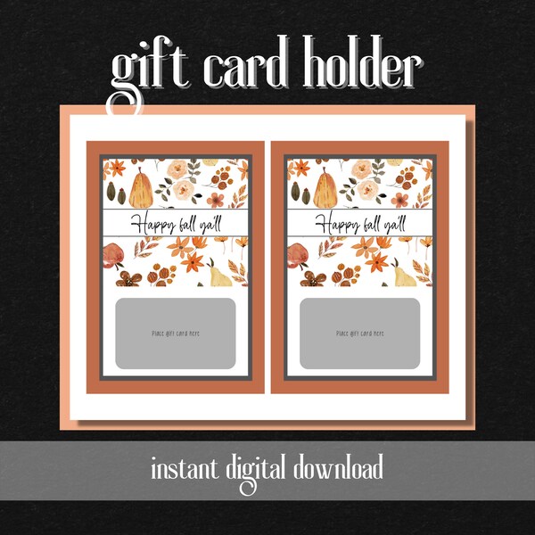 Fall Greeting Card - Etsy