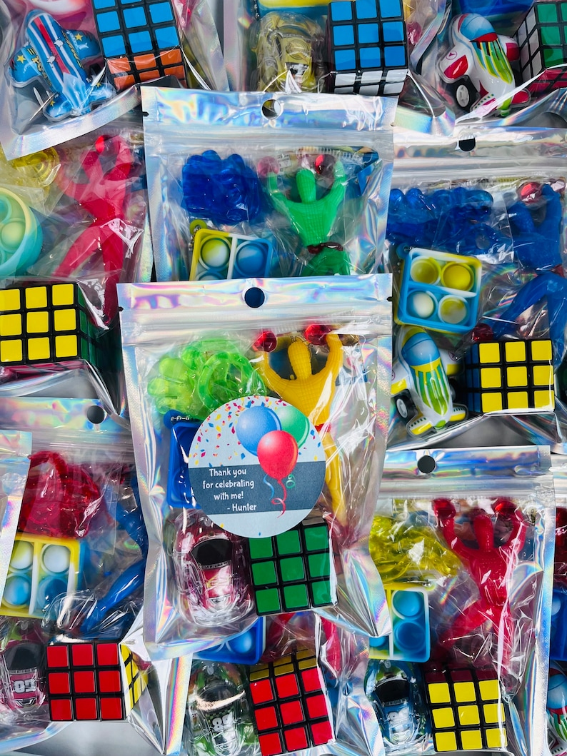 Birthday Party Fidget Favor Pack, Fidget Party Favors, Fidget Pack ...