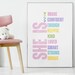 INSTANT DOWNLOAD 5 File Sizes, She is Brave Printable Wall Art, Girls ...
