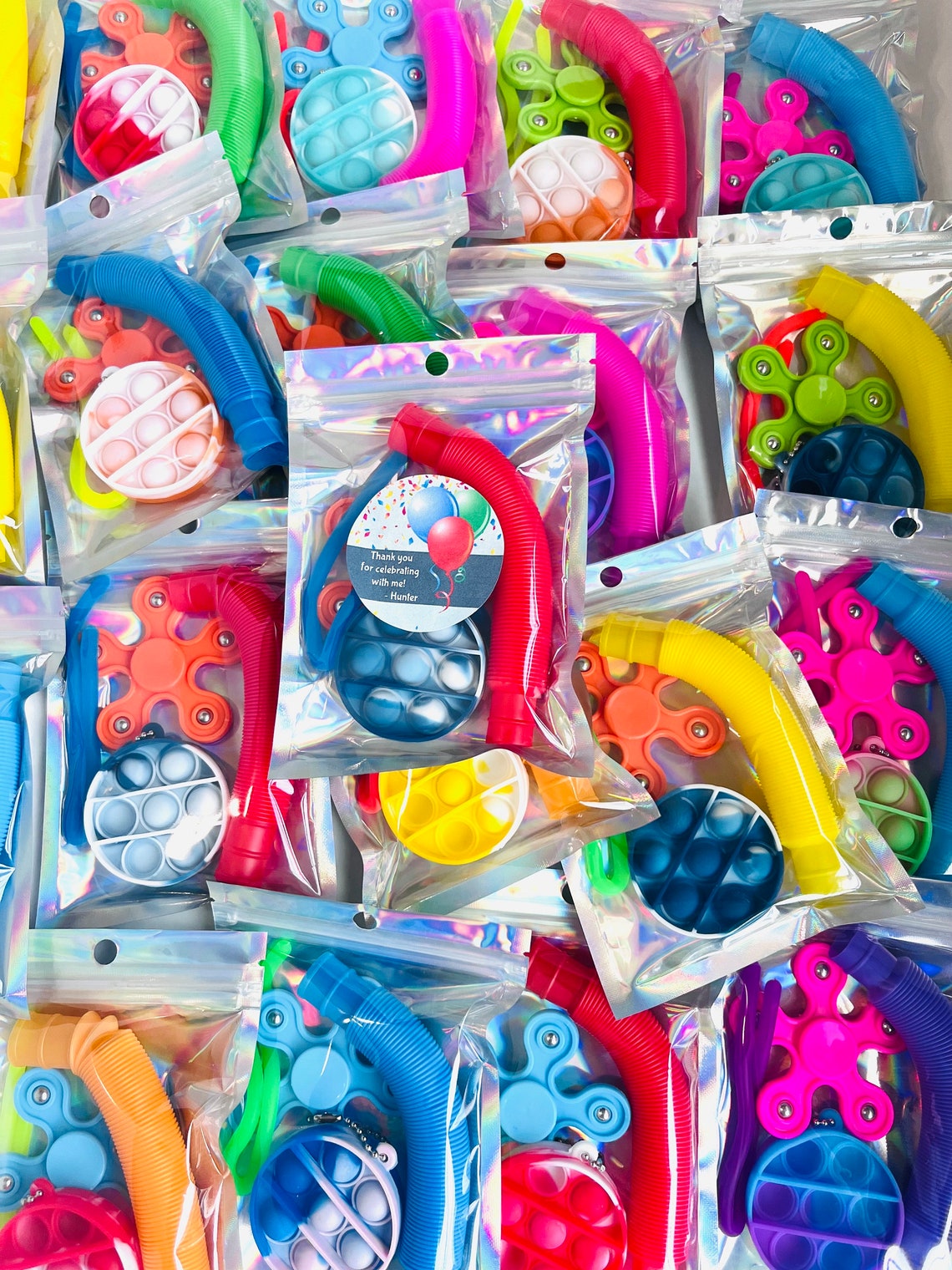 Birthday Party Fidget Favor Pack, Fidget Party Favors, Fidget Pack ...