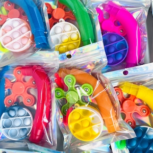 Birthday Party Fidget Favor Pack, Fidget Party Favors, Fidget Pack ...