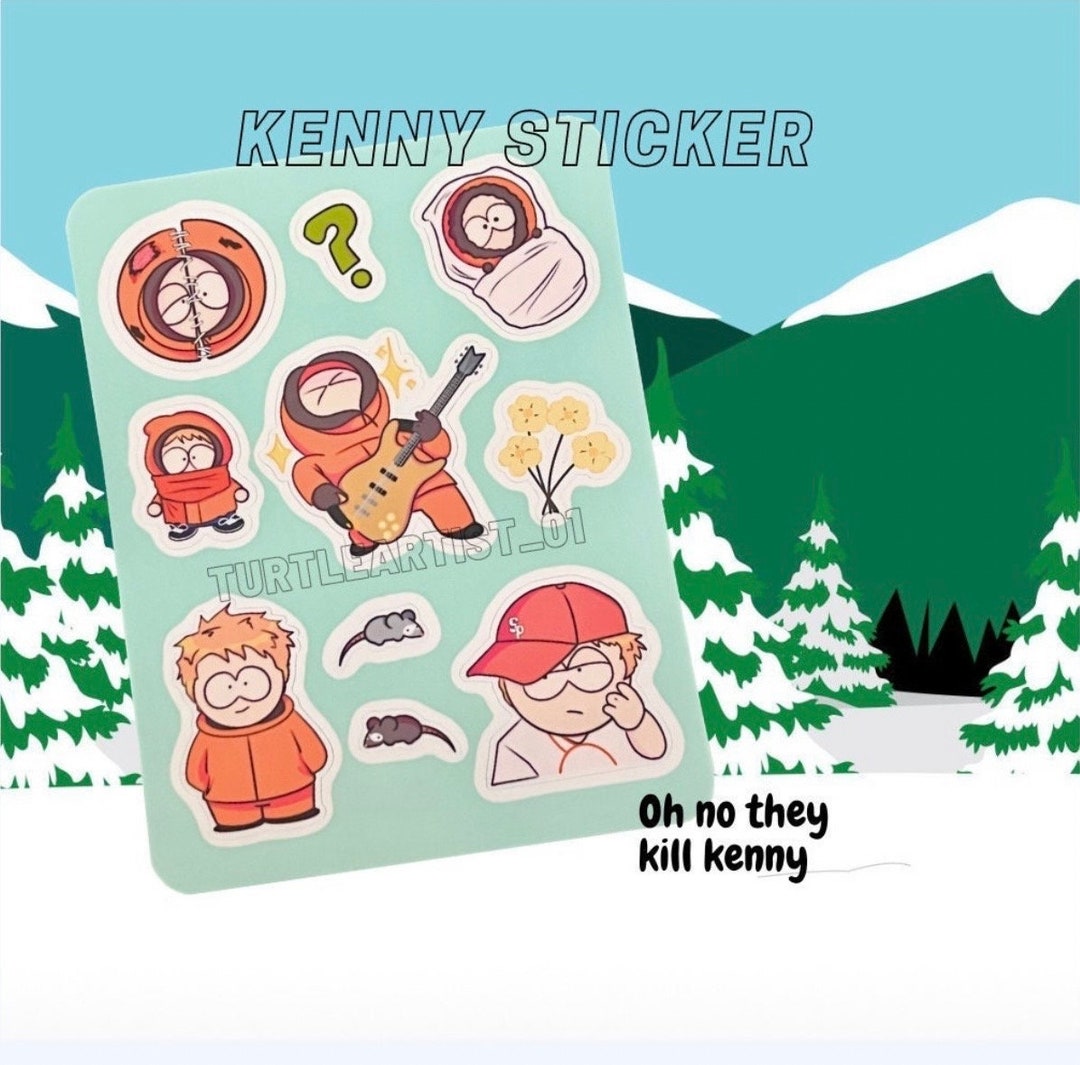 Kenny Sticker Sheet - Etsy