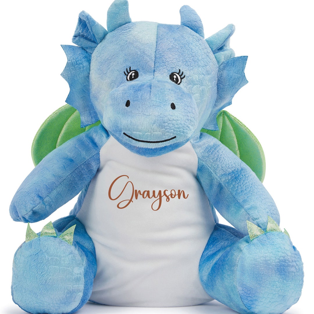 Boys Dragon Teddy Bear Boys Personalised Dinosaur Teddy Bear Boys ...