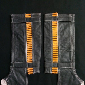 Boba Fett Inspired Leather Boot Cover - Etsy