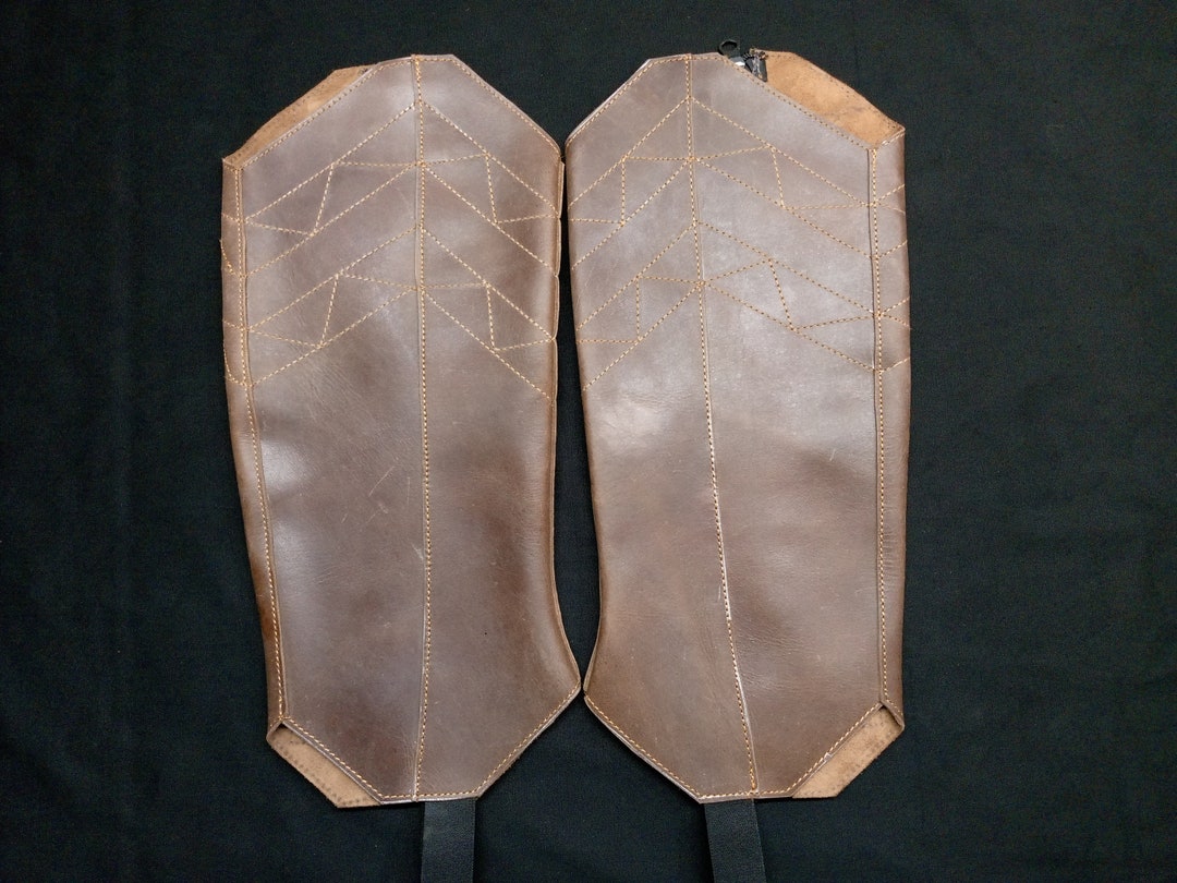 Boba Fett Inspired Leather Boot Cover - Etsy