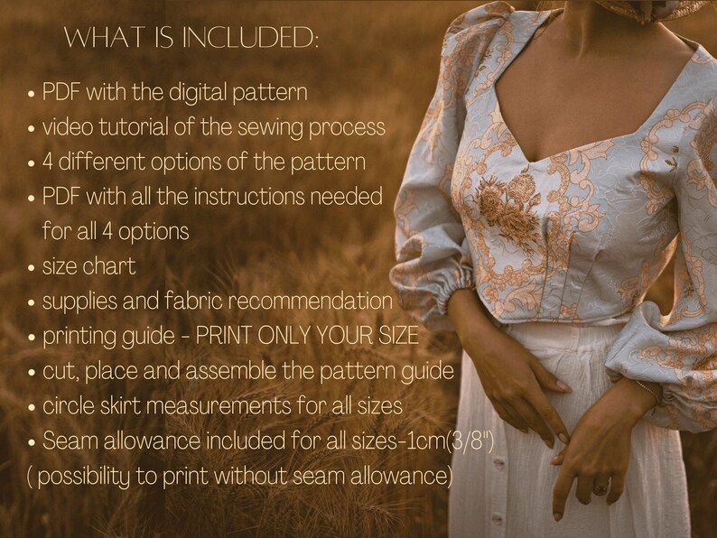 Dress/top-pdf Sewing PATTERN. Digital Patterncorset Like - Etsy Canada