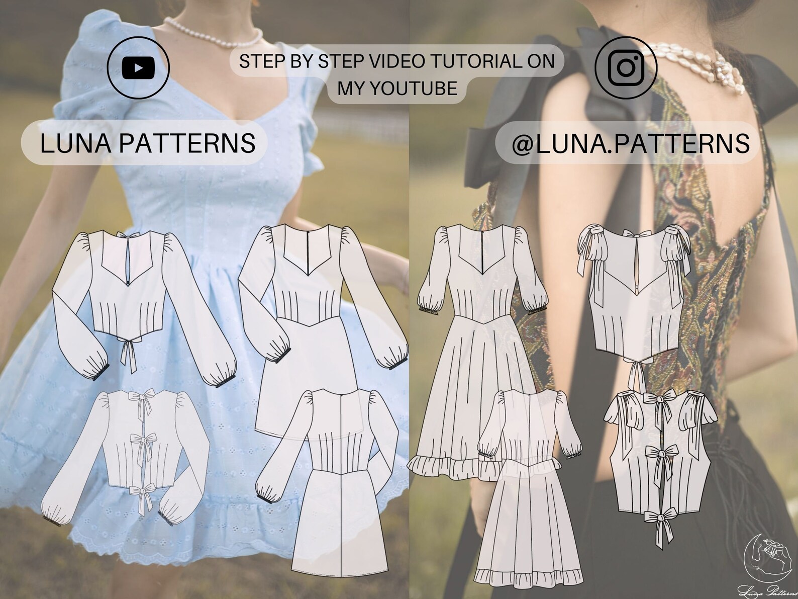 Dress/top-pdf Sewing PATTERN. Digital Patterncorset Like - Etsy