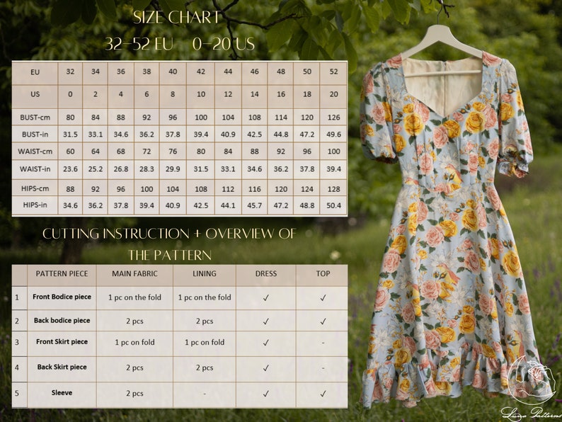 Dress/top-pdf Sewing PATTERN. Digital Patterncorset Like - Etsy