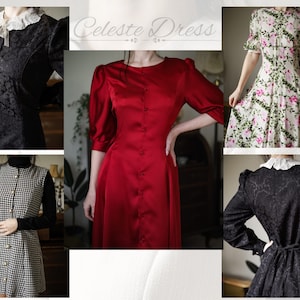 Princess Seam DRESS, BLOUSE, VEST - Pdf Sewing Pattern. Versatile ...