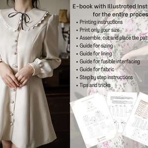 Princess Seam DRESS, BLOUSE, VEST - Pdf Sewing Pattern. Versatile ...