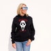 Scream Sweatshirt/scream 6/scream/ghost Face/ Black Sweatshirt/men’s ...