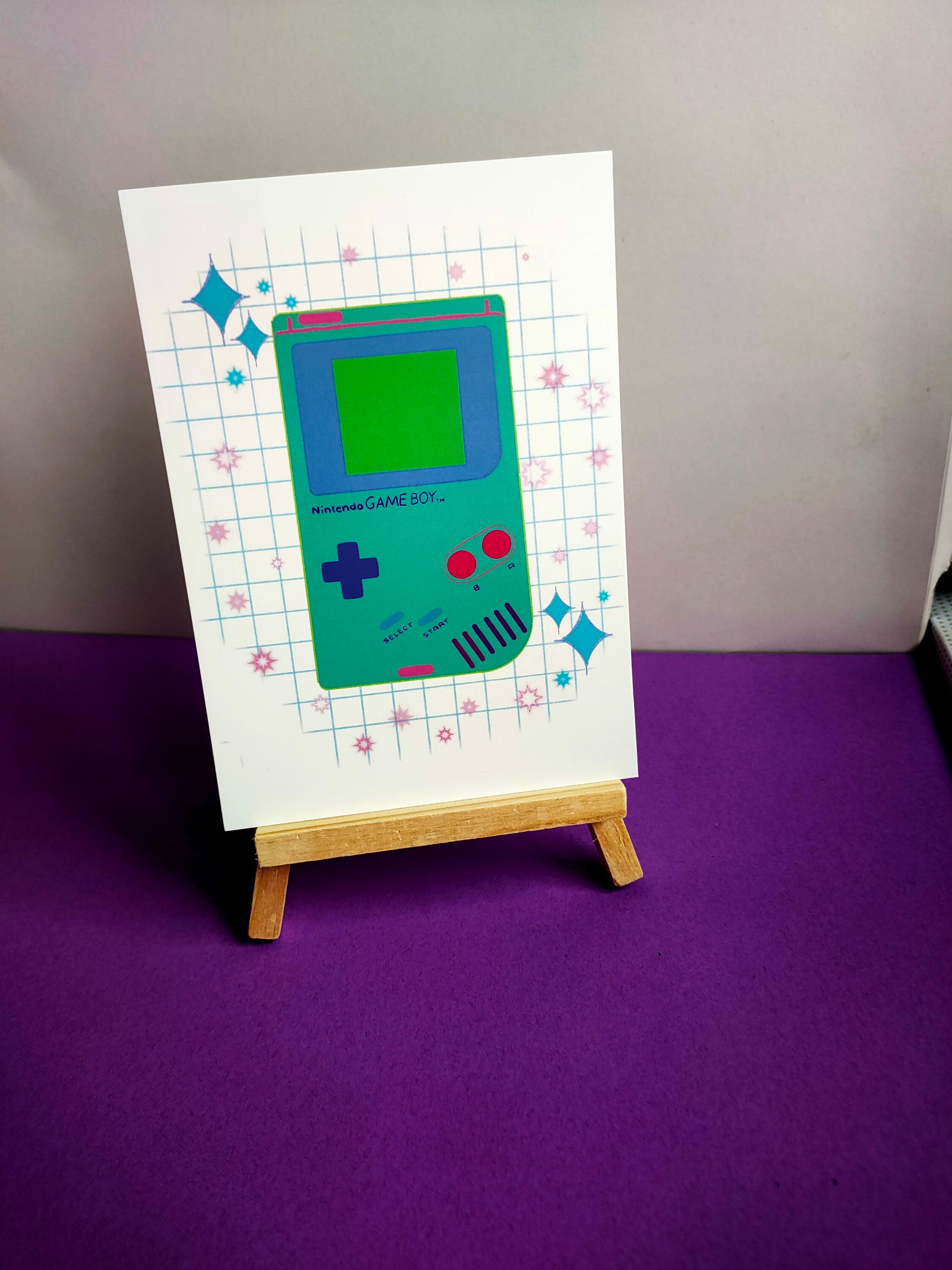 90s Retro Gamer Girl Aesthetic Kawaii Gameboy Digital Print - Etsy