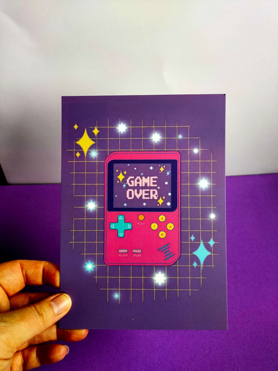 Aesthetic Kawaii Game Boy Retro Gamer Girl Wall Art - Etsy