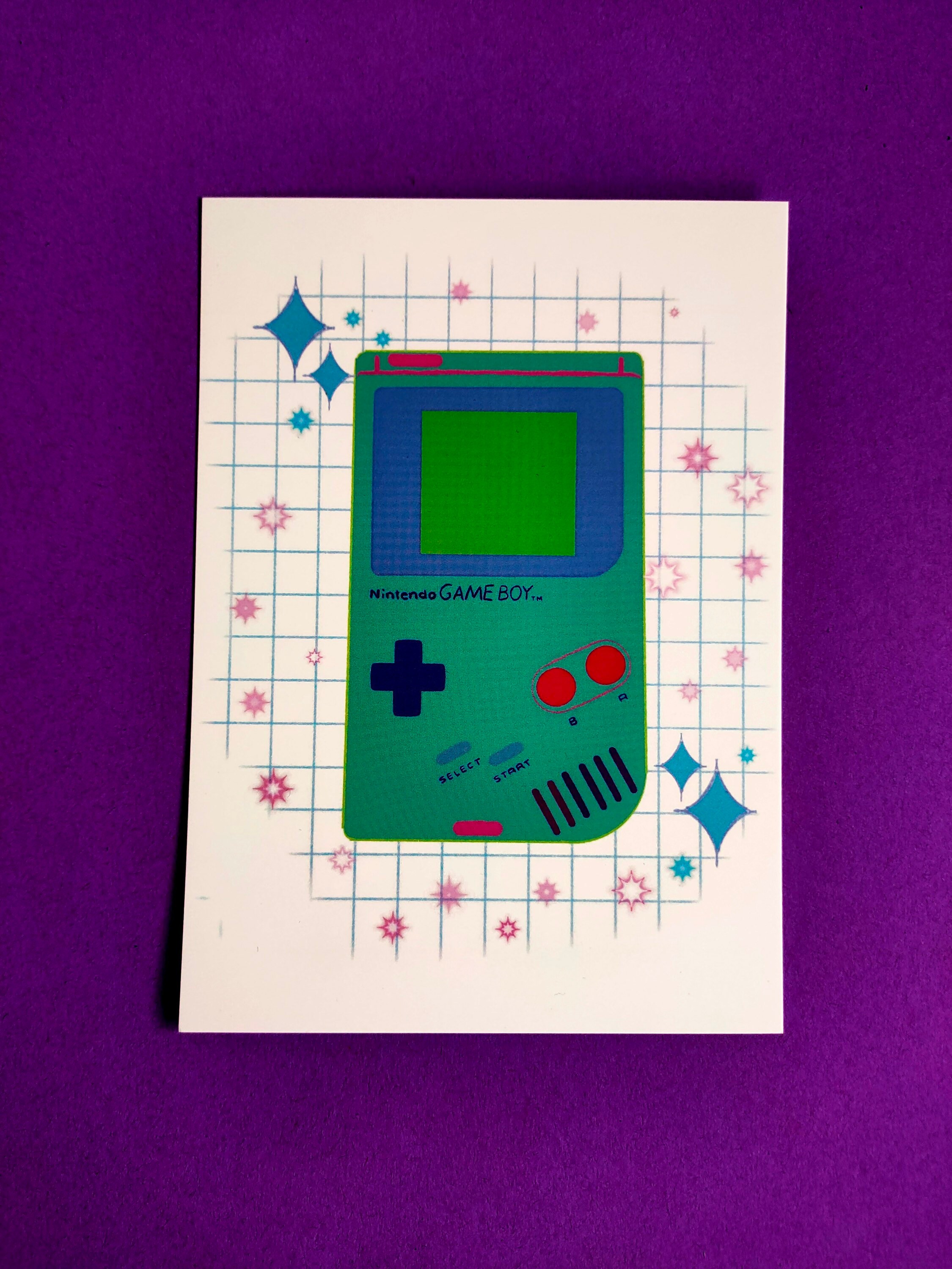 90s Retro Gamer Girl Aesthetic Kawaii Gameboy Digital Print - Etsy