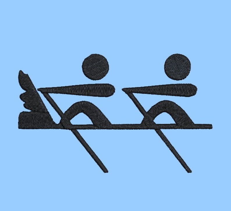 Machine Embroidery Design Rowing Kayak Canoe Bundle Multiple - Etsy