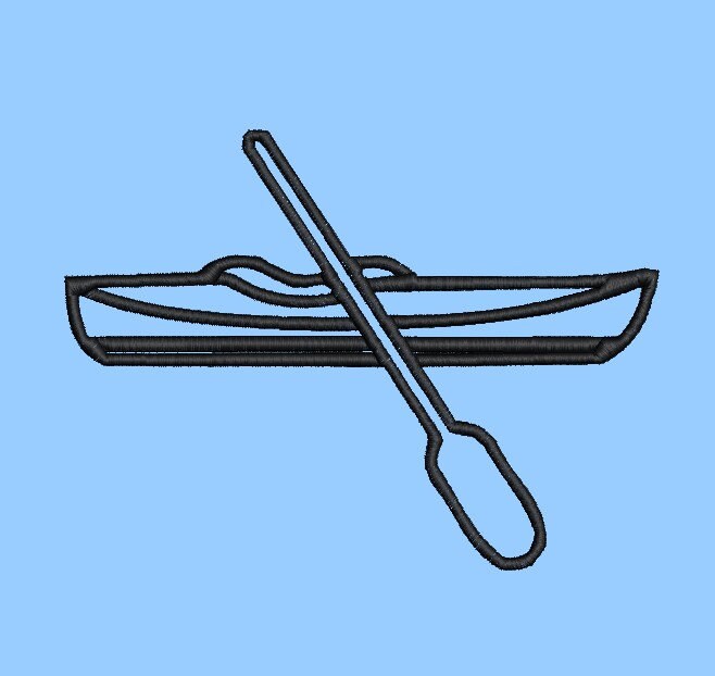 Machine Embroidery Design Rowing Kayak Canoe Bundle Multiple - Etsy