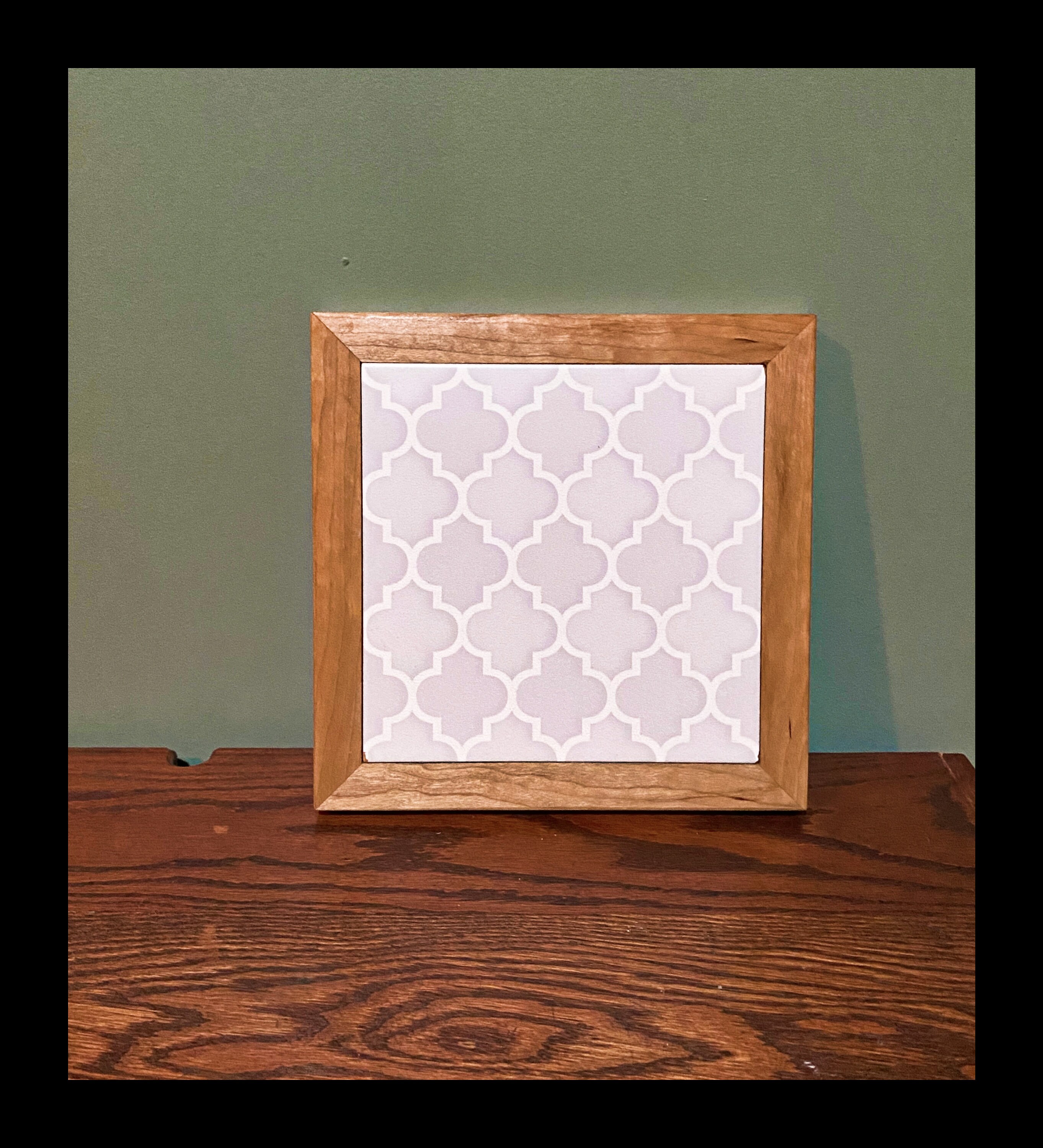Trivets With Wood Frames and Ceramic Tile Inlays - Etsy