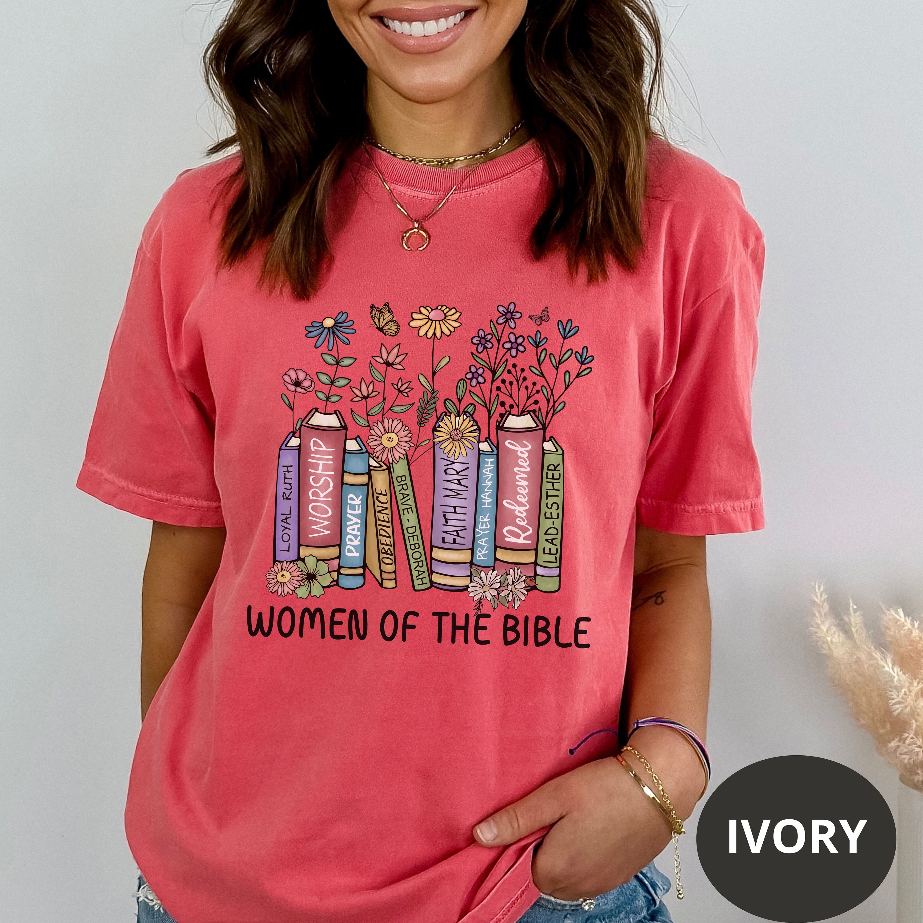 Women of the Bible T Shirt Religious Gift for Mothers - Etsy