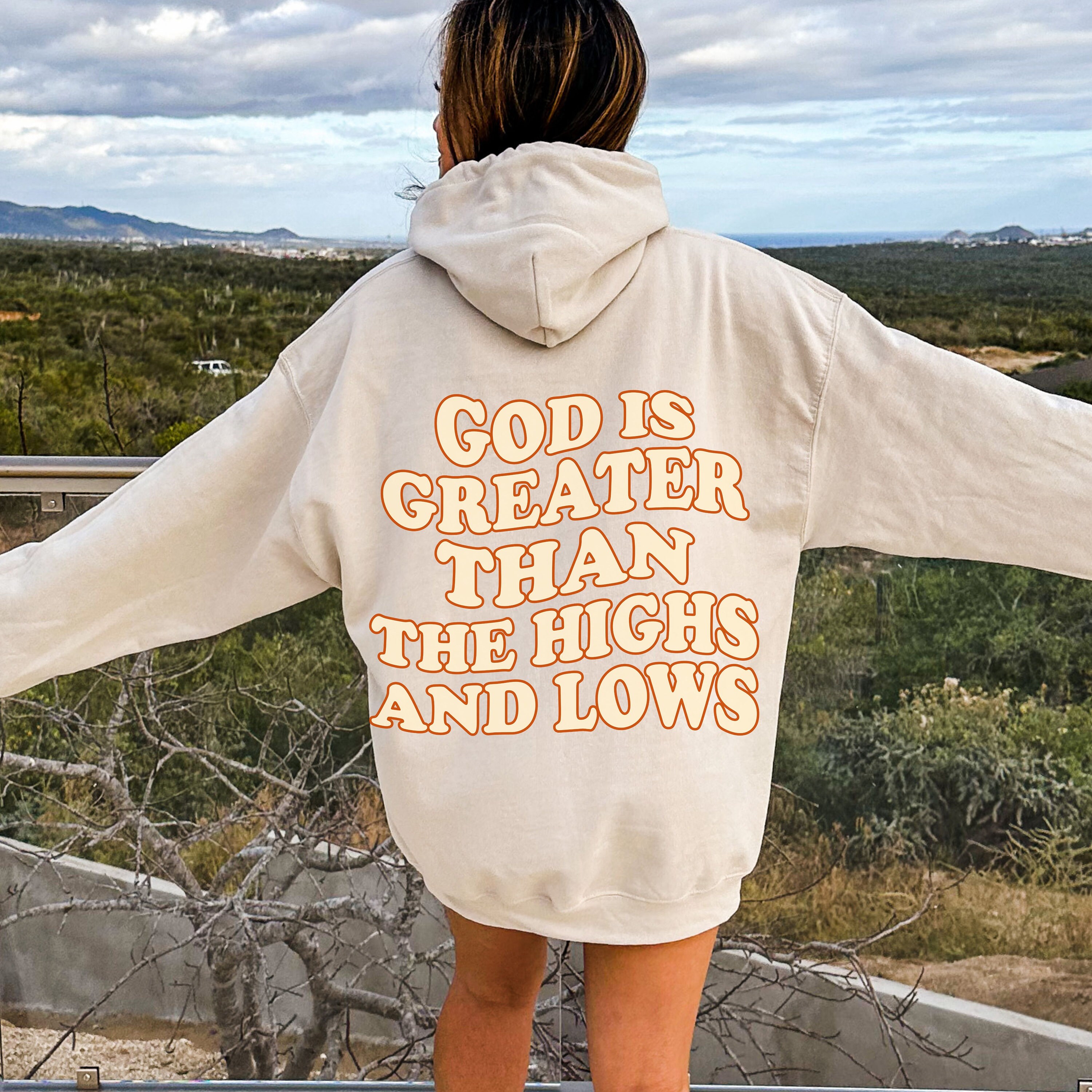 God is Greater Than the Highs and Lows Sweatshirt,christian Sweatshirt ...