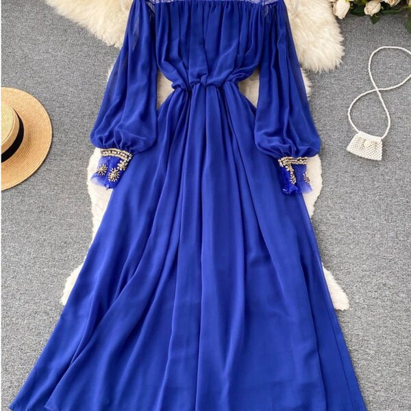 Round Neck Dress - Etsy