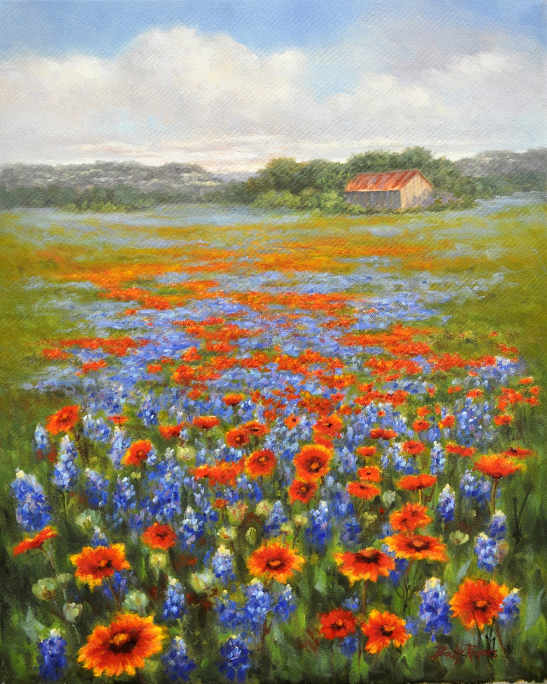 Texas Wildflower Landscape, 8
