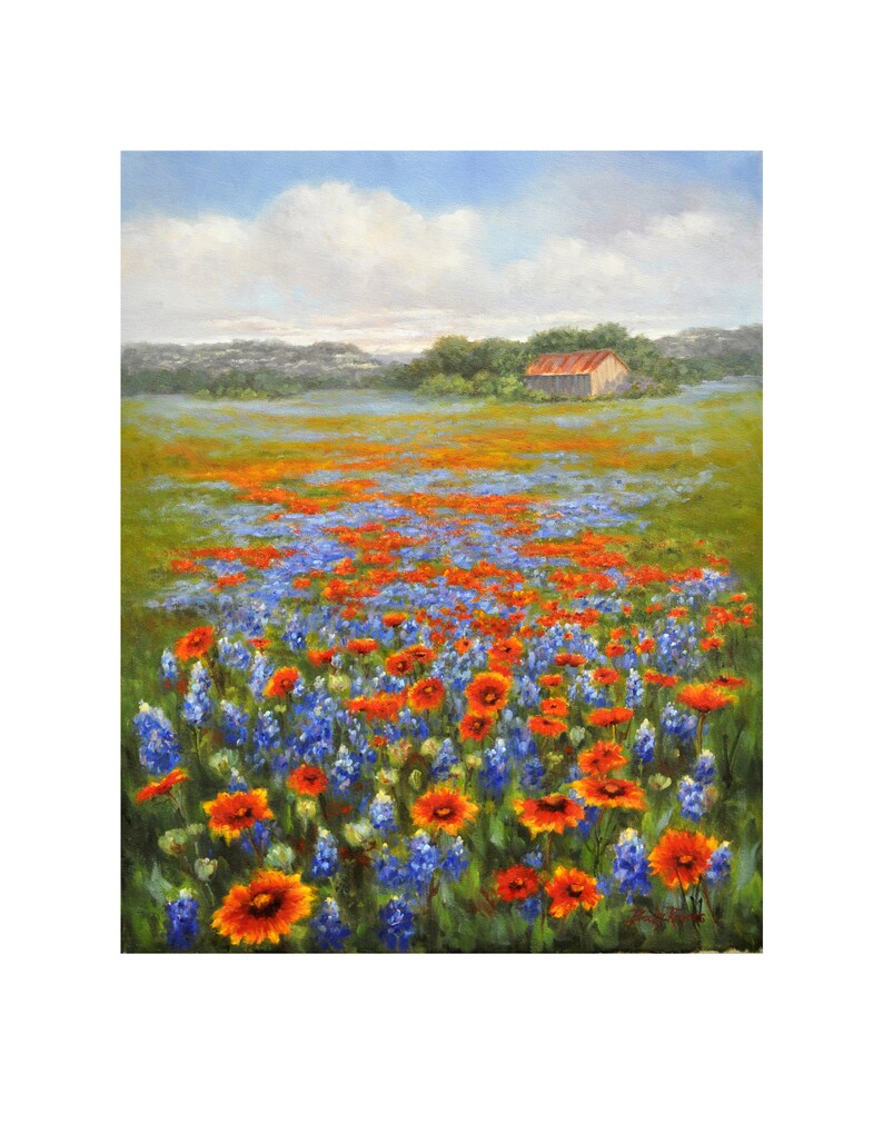 Texas Wildflower Landscape, 8