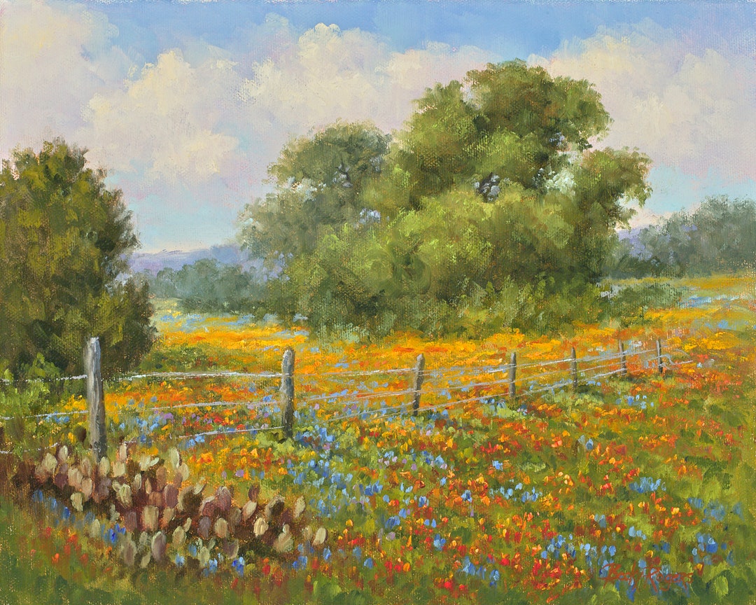 Texas Wildflower Landscape, 8